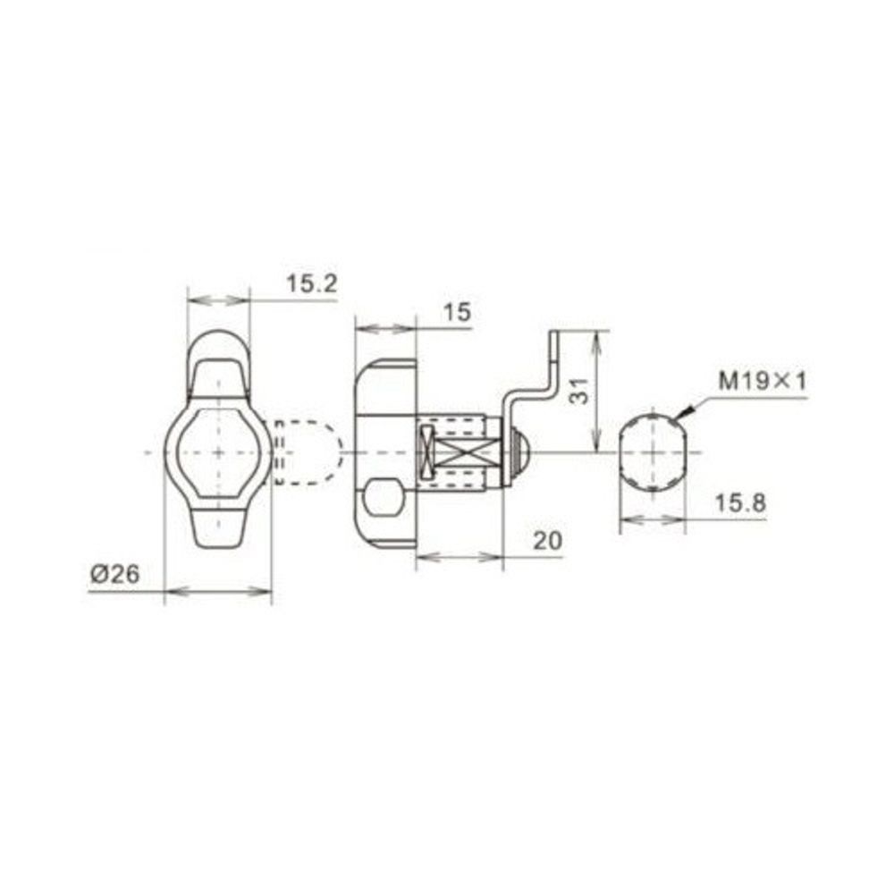Купить Замок почтовый EUROLOCK ЗП-8 Combi. Доставка